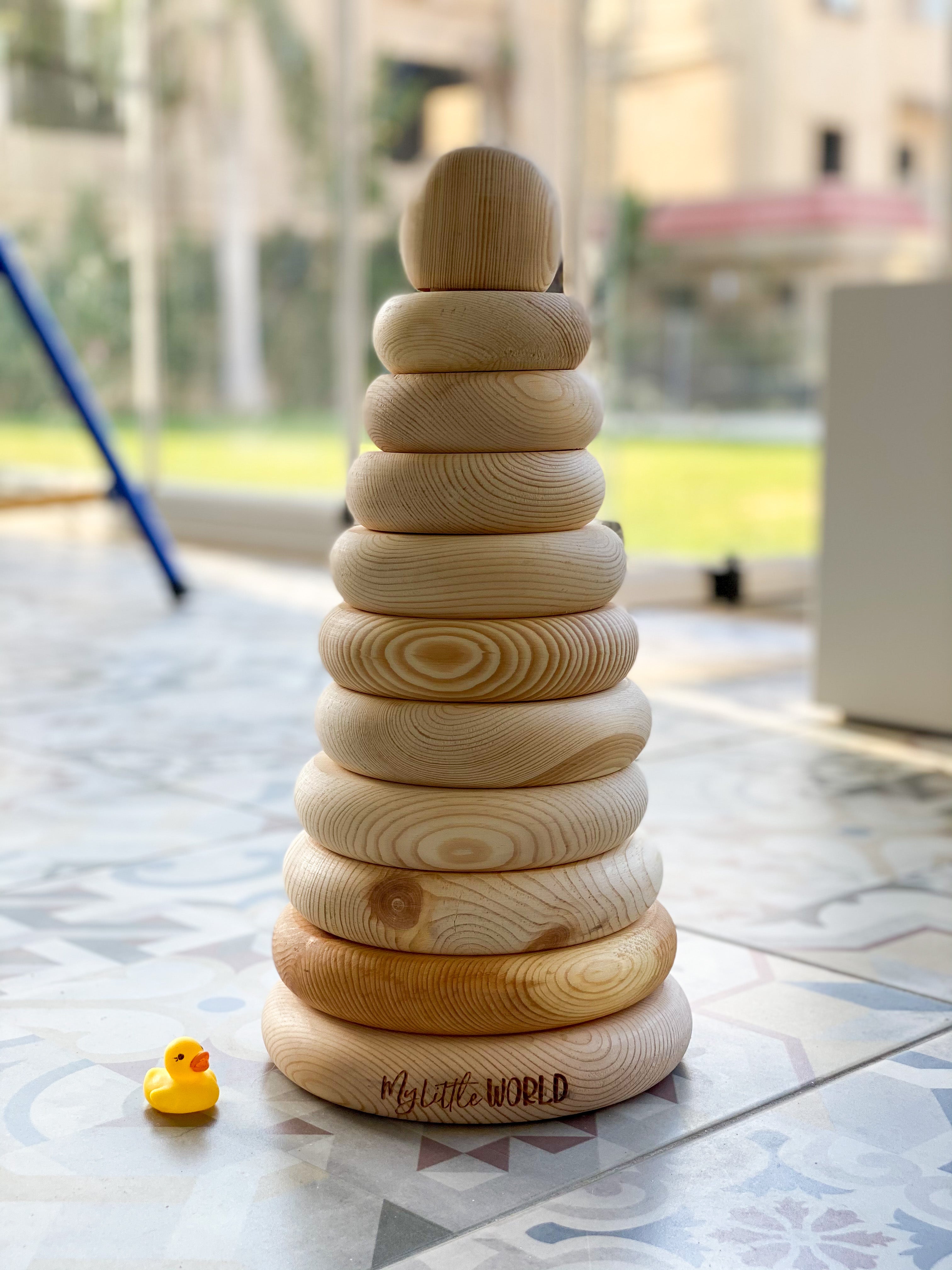 Giant Stacking Pyramid – My Little World